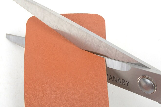 Canary Leather Scissors Craft Cutterleather Craft Tools - Etsy