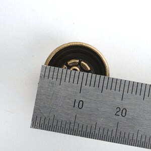 Round Rivet for Bag Bottom Ver.1 (4ea 1set With Cap), Brass / Antique ...