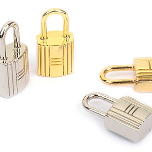 Small Lock Charm. Gold & Silver Plated Charms. Handmade Jewelry ...