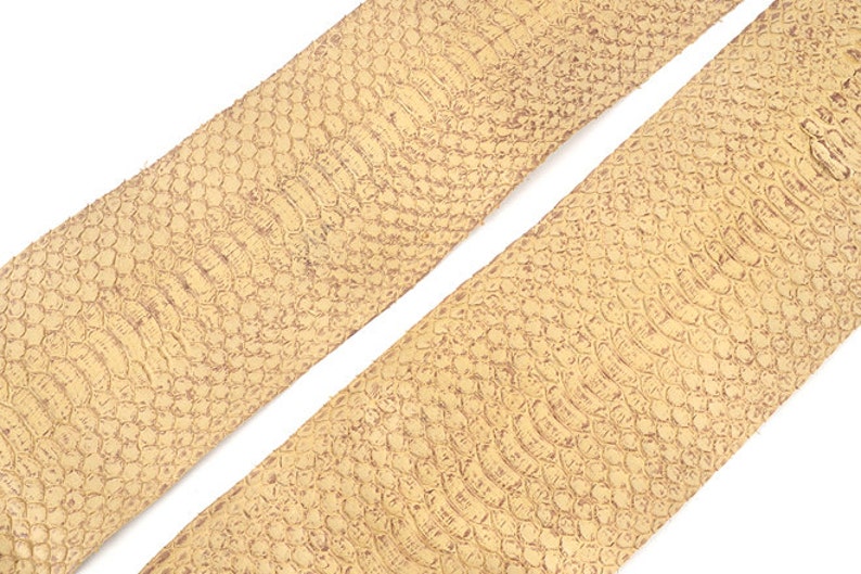 Matte Natural - Water Snake Skin (genuine Leather) for Bookbinding ...