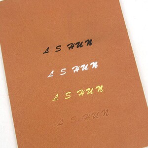 Medium Size-individual Hot Stamp (initials) Font:m-handwritten ...