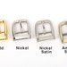 20mm Buckles - Plated Metal Belt Small Buckles for Bags Straps, for ...