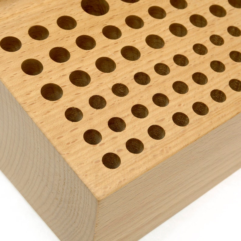 Basic Tool Rack 76 Hole Wooden Design Tool Organizer for Your | Etsy