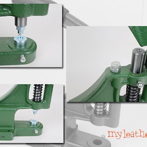 Hand Press Machine, Snap Button, Studs, Rivets Install Tool, Leather ...