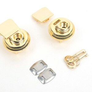 Slim Round Lock Ver.5 No.8-2 / Flip Locks for Bags,purse Flip Locks ...