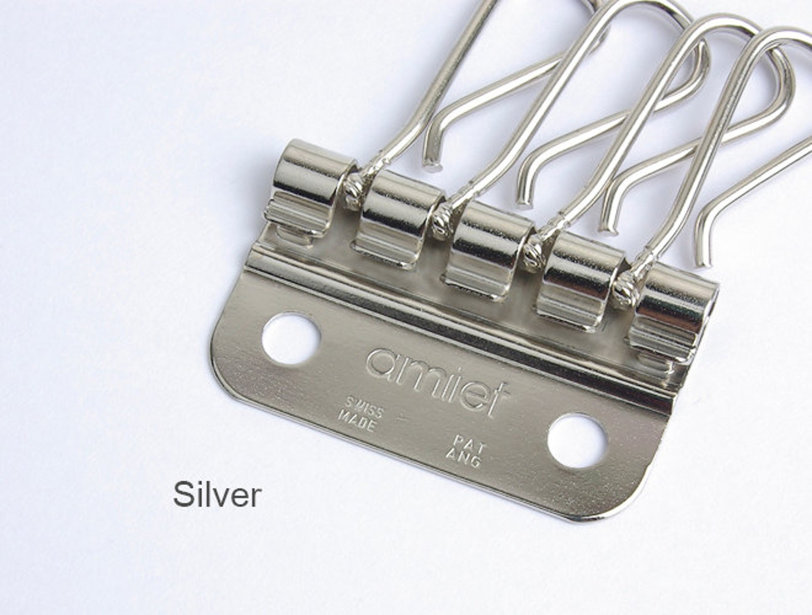 AMIET Swiss Key Holder: 4-hole Zinc Alloy, DIY Leather Craft - Etsy