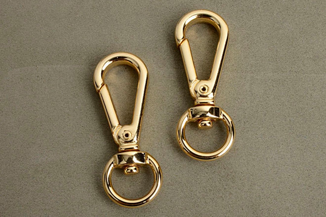 Round Ring Swivel Clips (basic Spring Snaps),chain Link and Leather ...