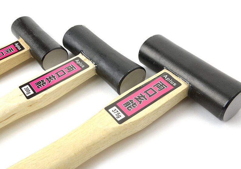 Leather Craft Tool Wooden Handle Oval Head Iron Hammer.leather - Etsy