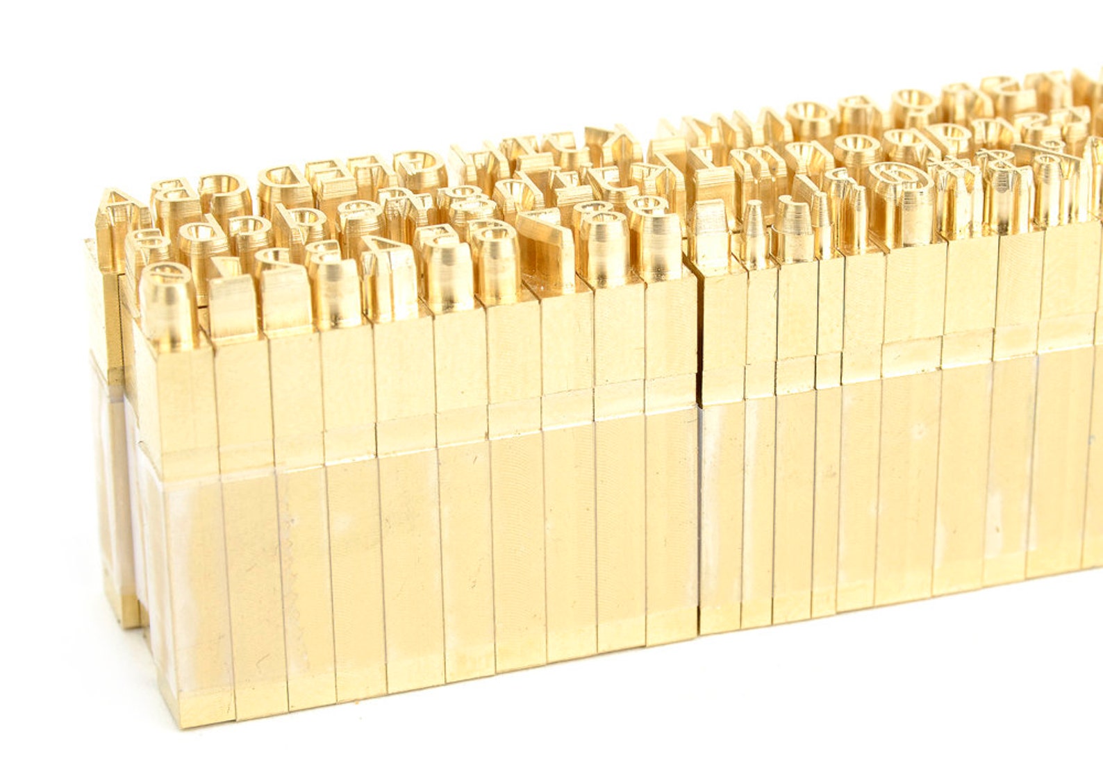 5.5mm Size-individual Hot Stamp (initials) Font:consolas, (capital ...