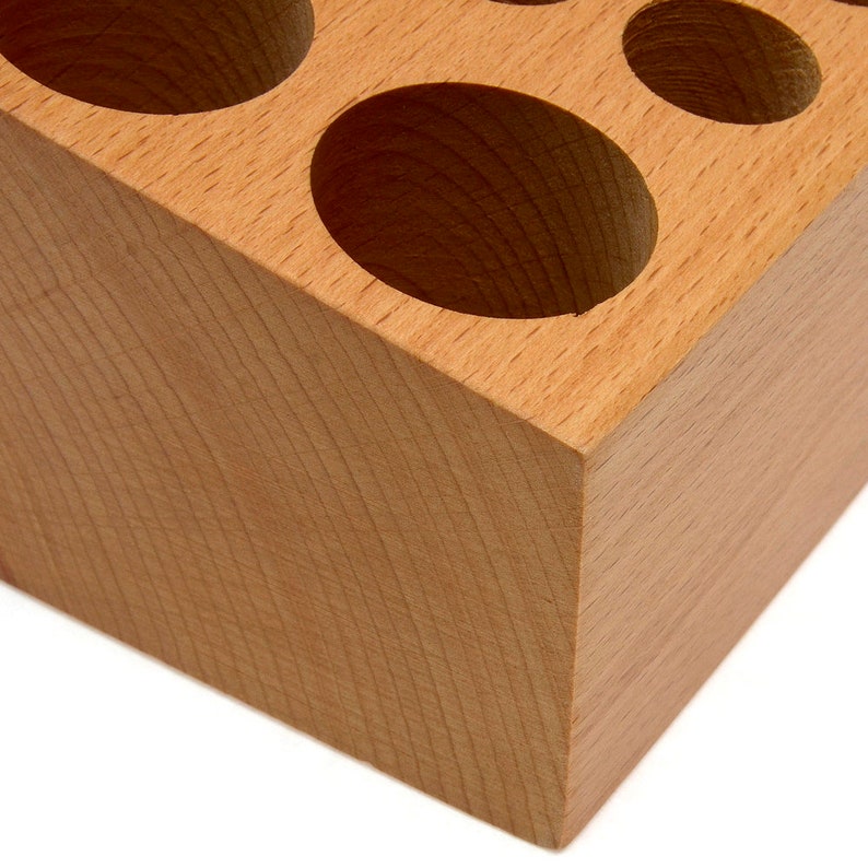 Basic Tool Rack 24 Hole Wooden Design Tool Organizer for Your - Etsy