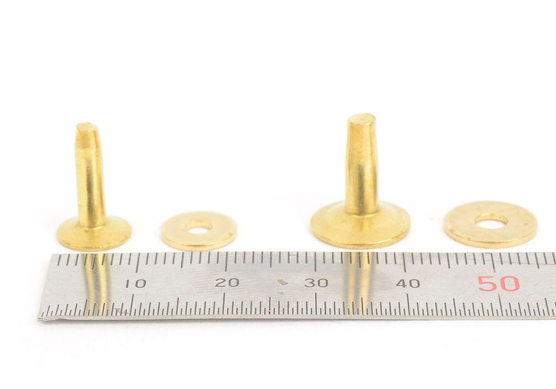 High Quality Brass Rivets & Burrs Rivets 9mm/12mm Leather - Etsy