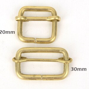 Bag Strap Buckle(20,30mm), Small Buckles(real Brass) for Bags Straps ...