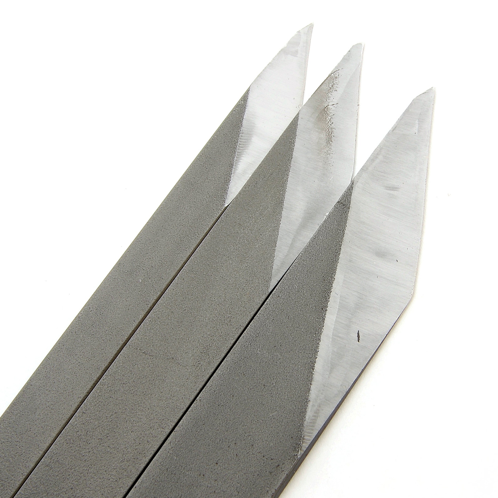 Diagonal Line Leather Knife 3 Kind of Blade Straight - Etsy