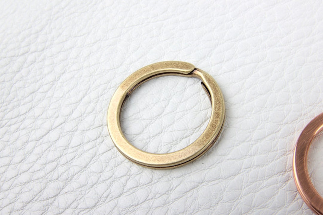 Basic Key Ring Ver.2( Matte Color), 5ea -1set , Making Keyring,leather ...