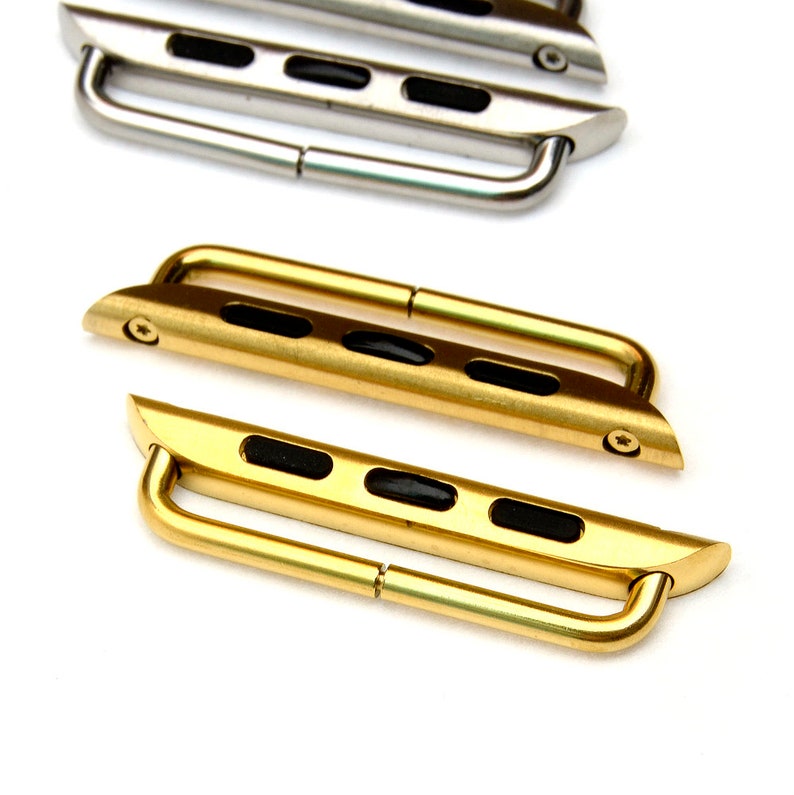 Plated Metal Watch Strap Connector for 38/40 42/44mm Straps - Etsy