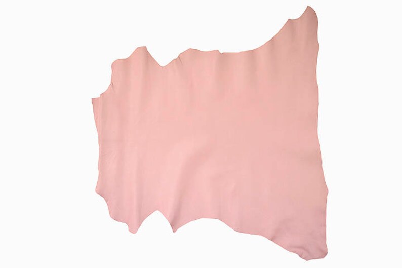 GOATSKIN Leather light Pink 45 Sq Ft Finished Goatskin - Etsy