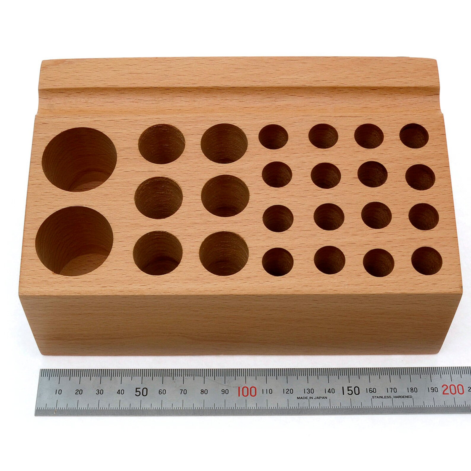 Basic Tool Rack 24 Hole Wooden Design Tool Organizer for Your - Etsy