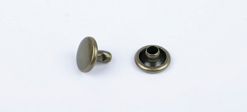 Double Sided Rivet 10mmdiameter 30set and Brass Metal - Etsy