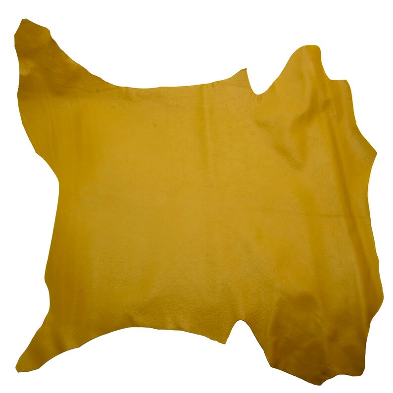 Mustard Goatskin Leather, 4-5 Sq Ft, [mustard] MLT- P0000CXW - Etsy
