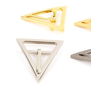 Plated Metal Belt Triangle Buckles for Bags Straps, Bag Making ...