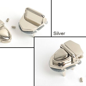 Triangle Slide Locks / Flip Locks for Bags,purse Flip Locks,have Key ...