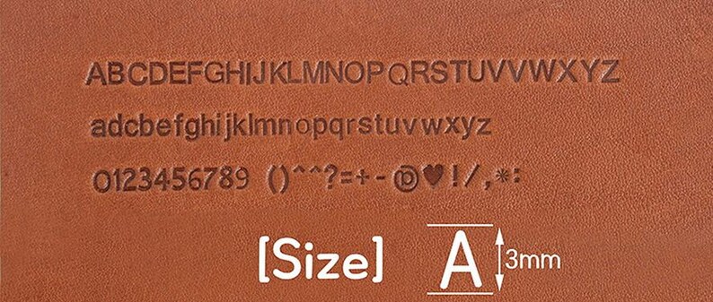 Leather Label Ver.4, the Hotstamping Initials or Logo of the Individual ...