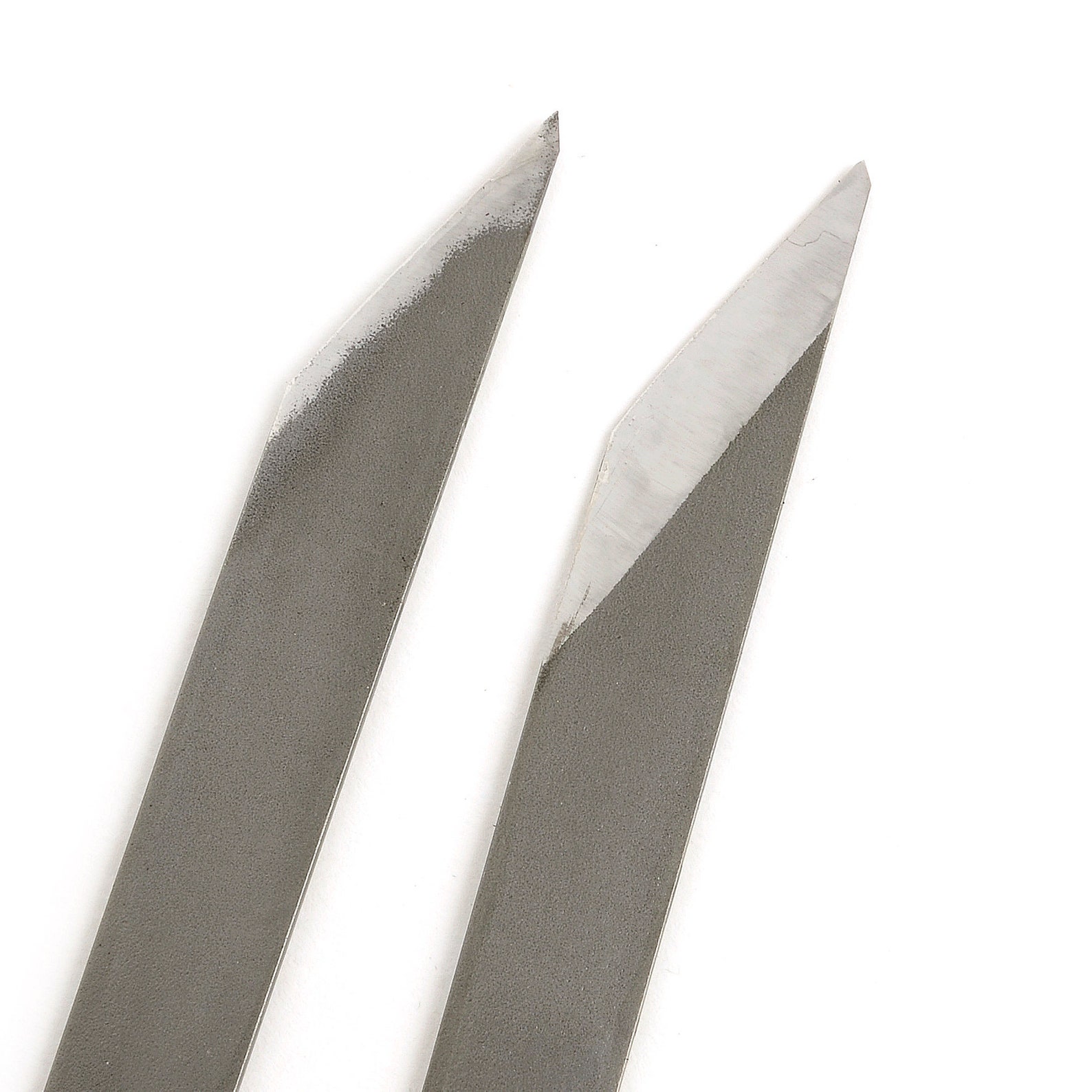 Diagonal Line Leather Knife 3 Kind of Blade Straight - Etsy