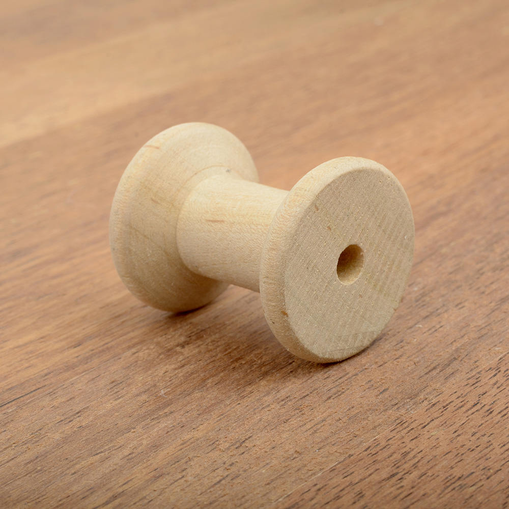 Wood bobin ver.2 10ea 1 set photo decoration.Leather craft | Etsy