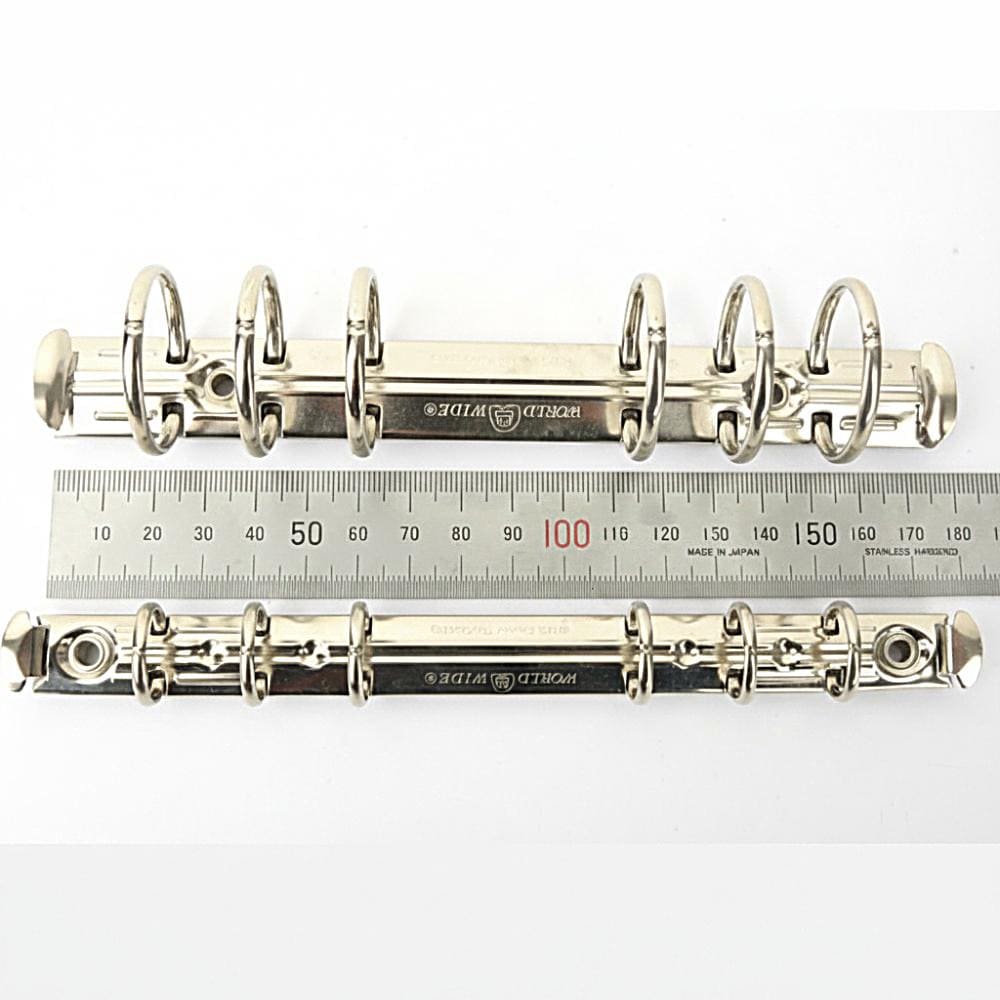B6 Book Binder – 6-ring, Silver Leather Craft Tool (20R~35R) MLT ...