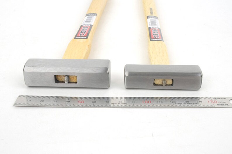 Leather craft tool wooden handle Octagonal Iron hammer.Leather | Etsy