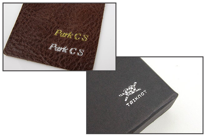 Hot Stamp Foilgold Silver Black Foil Stamped Letterpress - Etsy