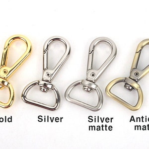 Modern Swivel Clips (short Ver.)-15/20mm(0.59/0.79") Plated Metal ...