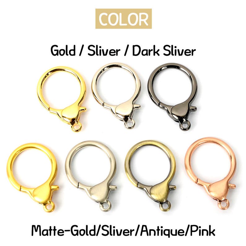 O-ring Swivel Clips 1 Ea, (7 Color Avaliable), Bag Making Suppliers ...