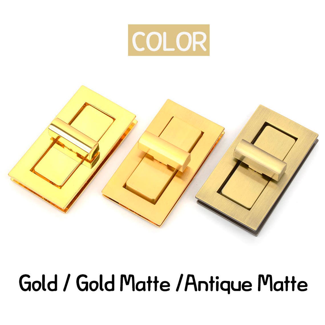 Square Twist Lock Closure Ver.5big Sizeturn Lock / Slide - Etsy