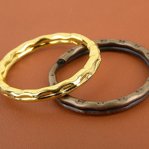 Basic Keyring Ver. 4 - 28mm , 2 Color, 5ea -1set , Making Keyring ...