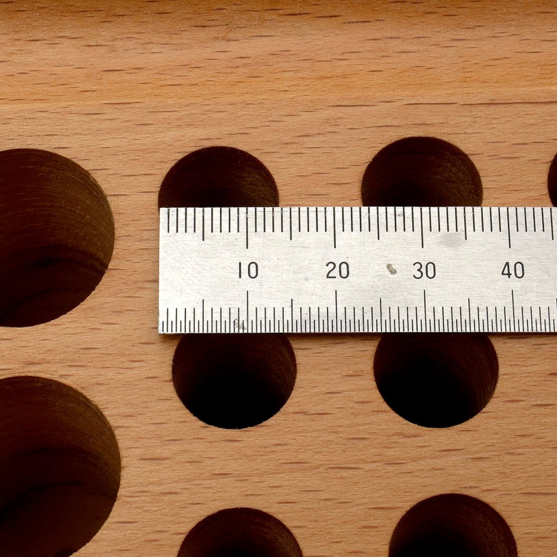 Basic Tool Rack 24 Hole Wooden Design Tool Organizer for Your | Etsy