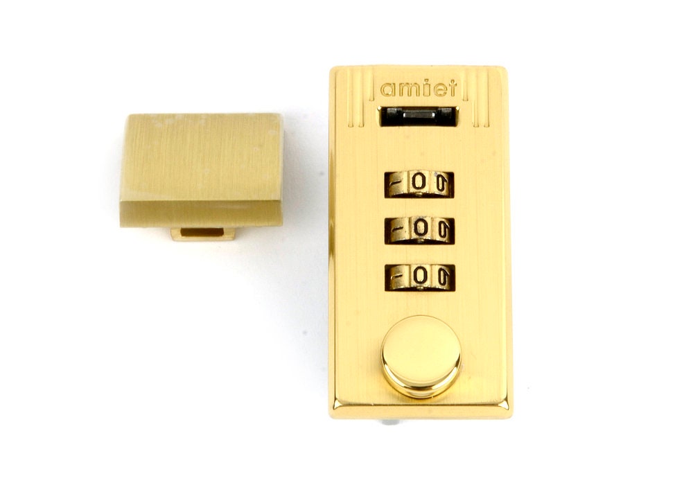 AMIET Combination Lock: Swiss-made Brass Buckle (28mm X 65mm) - Etsy