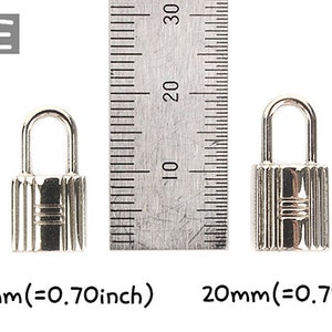 Small Lock Charm. Gold & Silver Plated Charms. Handmade Jewelry ...