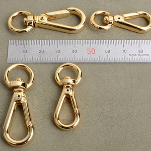 Round Ring Swivel Clips (basic Spring Snaps),chain Link and Leather ...