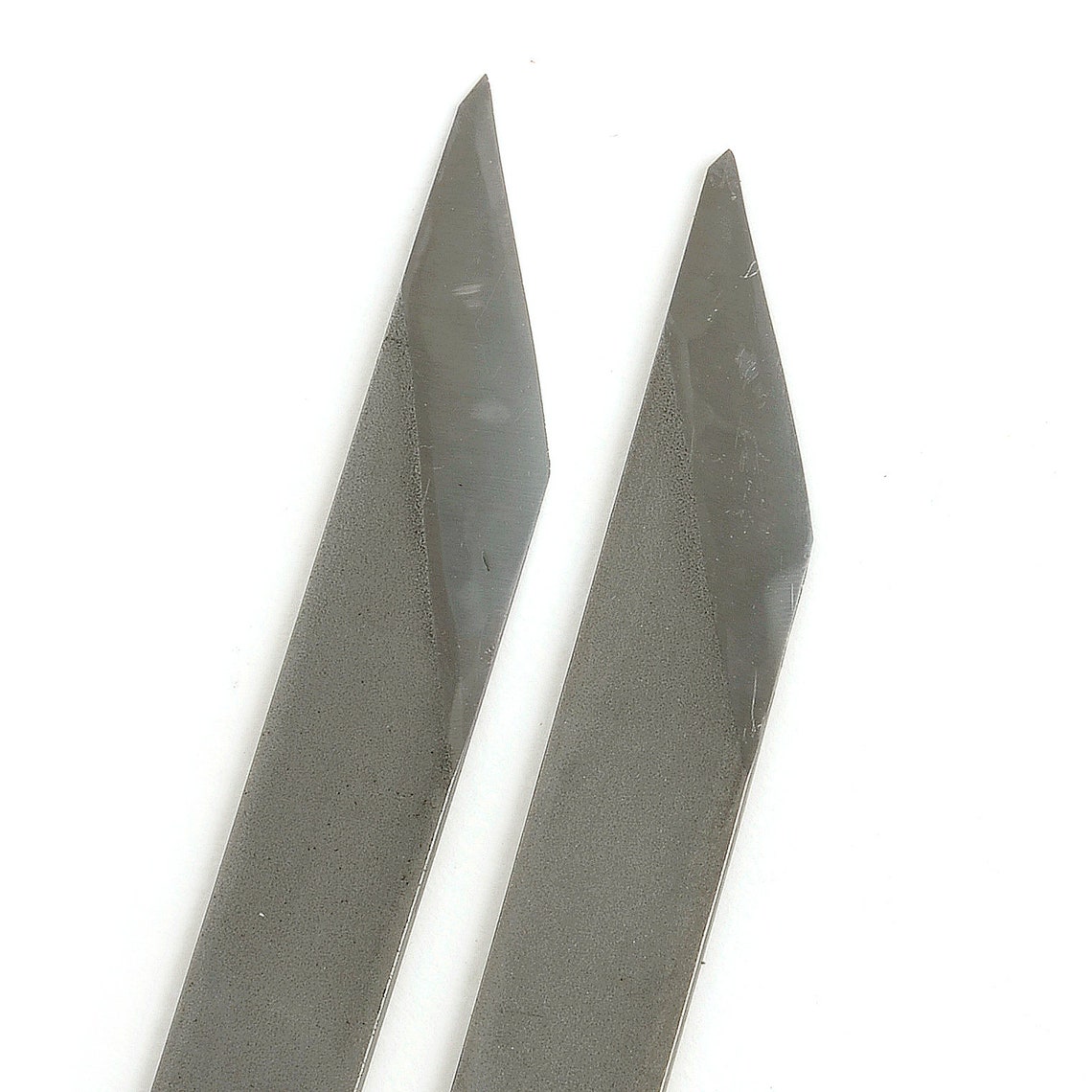 Diagonal Line Leather Knife 3 Kind of Blade Straight - Etsy