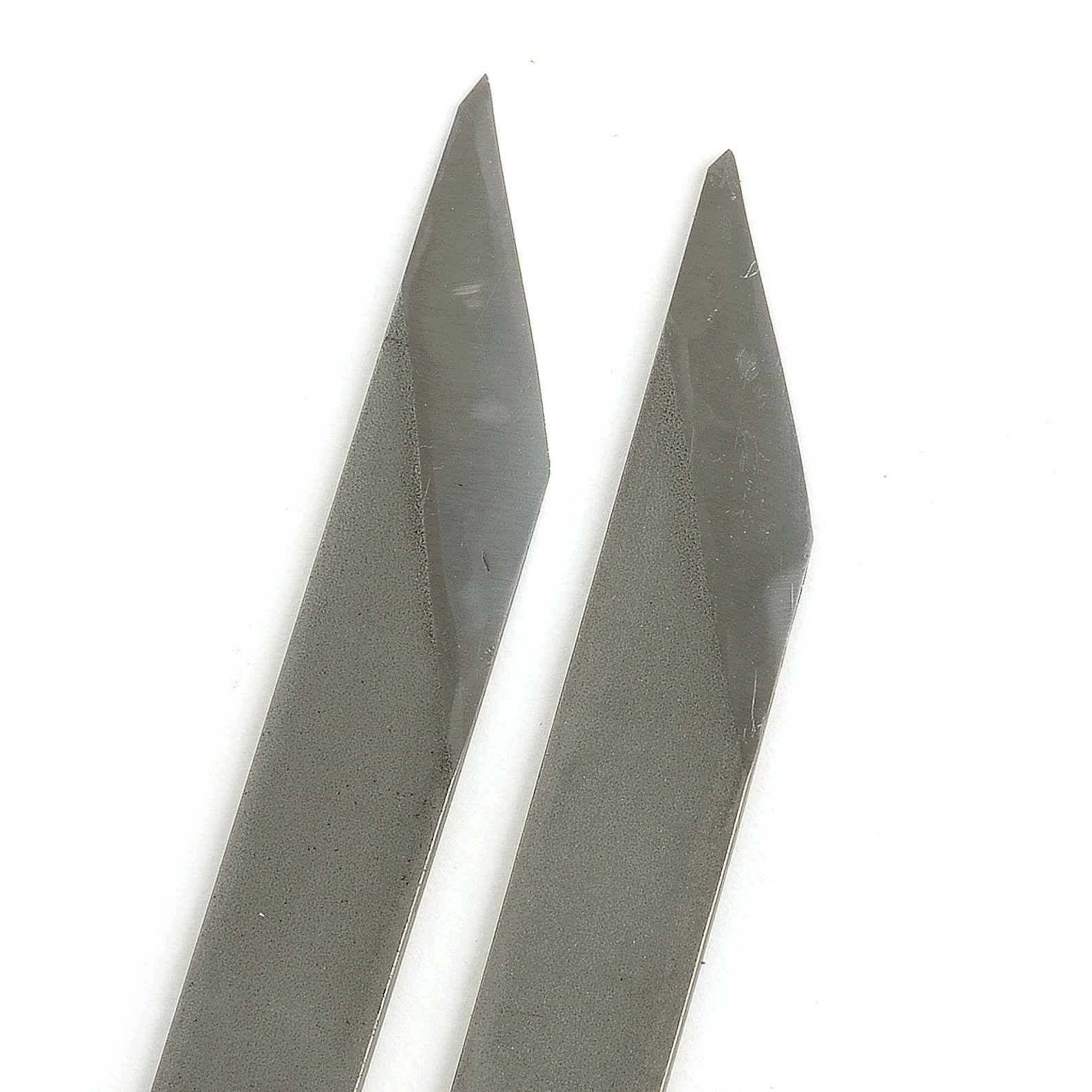 Diagonal Line Leather Knife 3 Kind of Blade Straight - Etsy