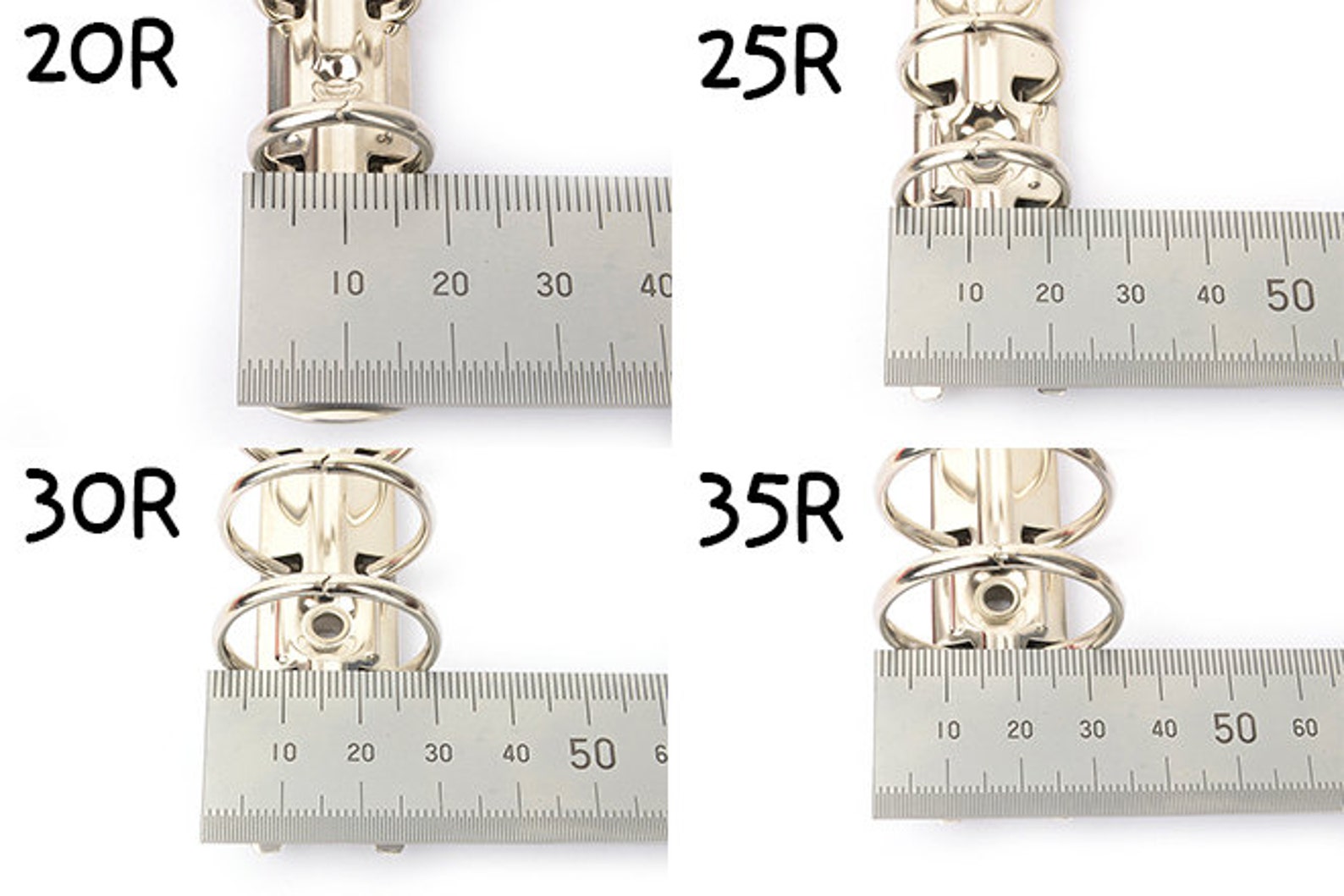 B6 Book Binder – 6-ring, Silver Leather Craft Tool (20R~35R) MLT ...