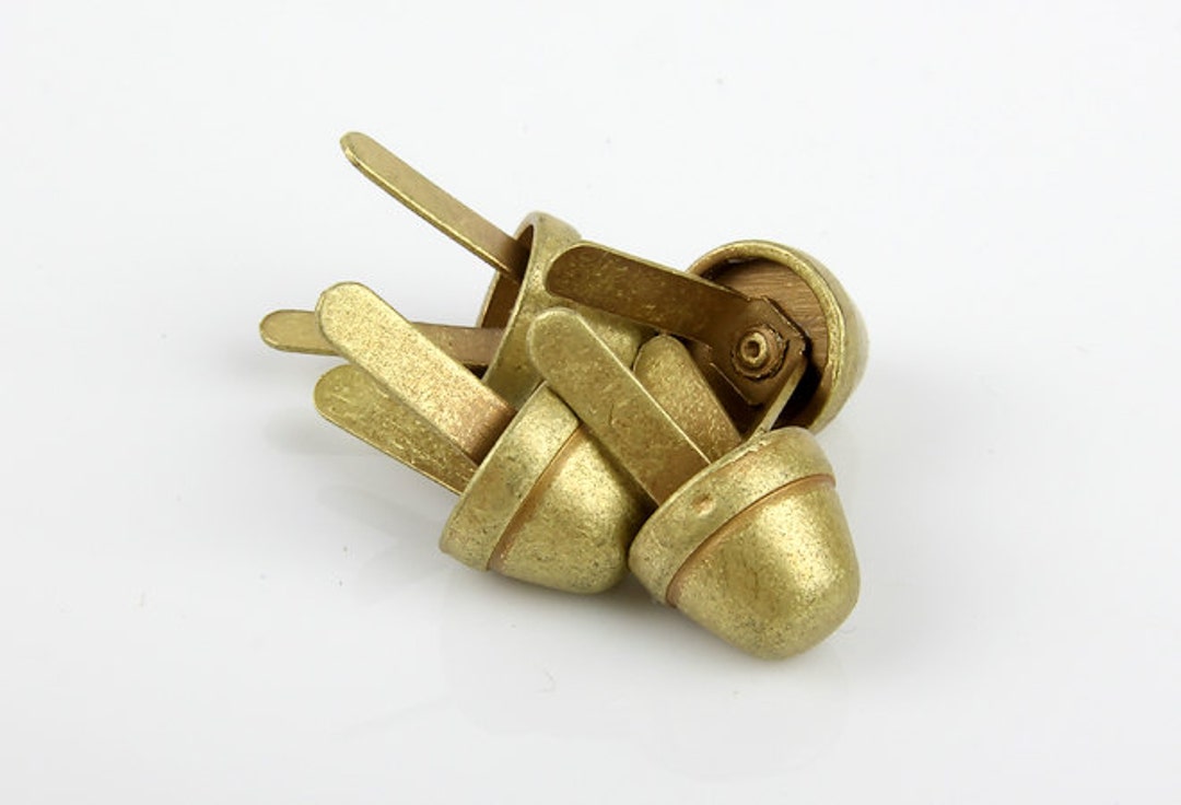Brass Round Spots: Bag Bottom Hardware - Leather Craft (4ea) - Etsy