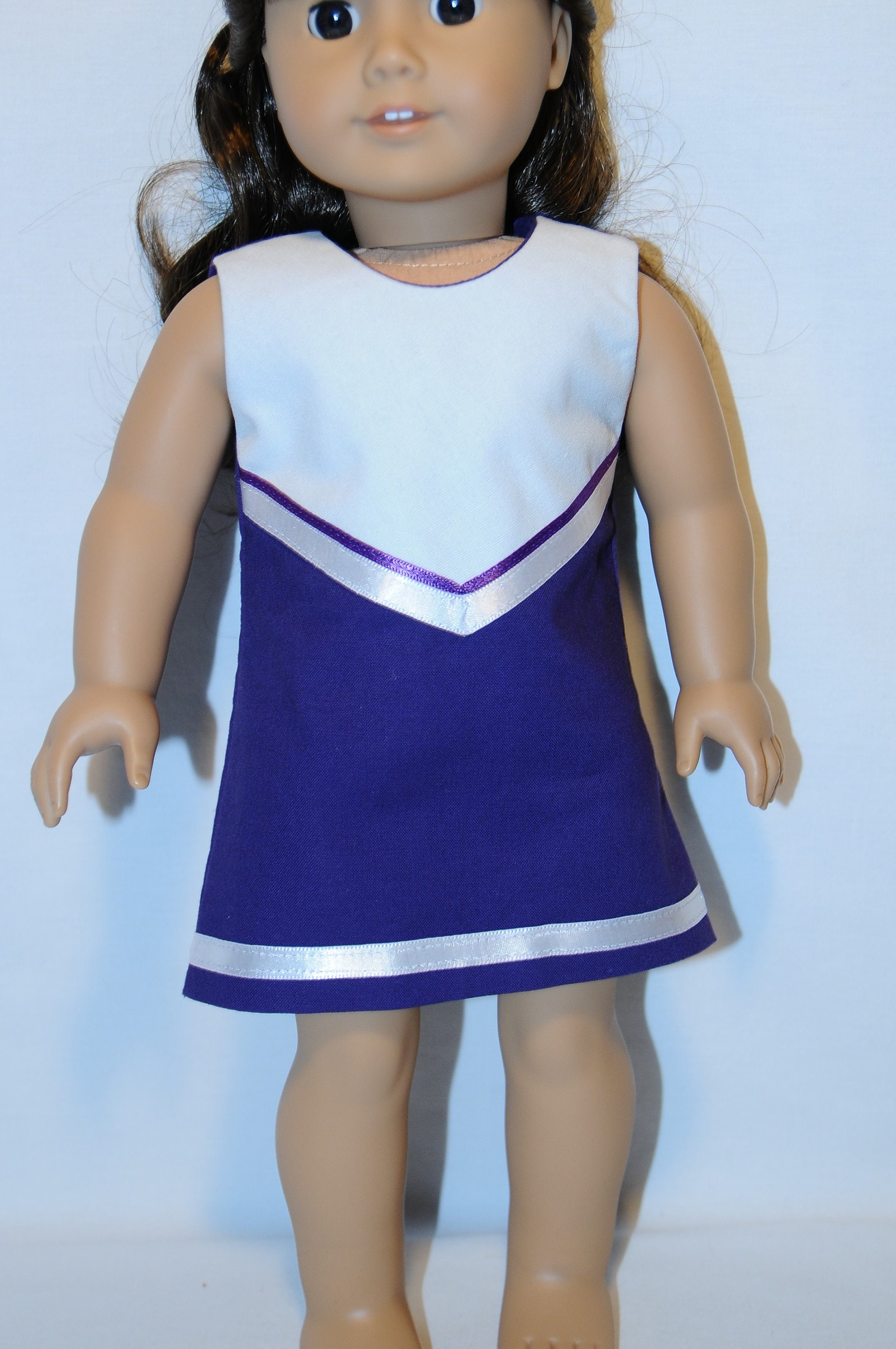 Purple Cheerleader Outfit with Pompoms | Etsy