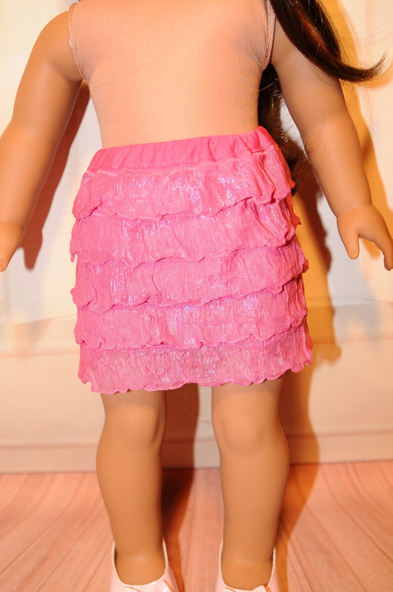 Hot Pink Ruffled Skirt With Floral/fruit T-shirt - Etsy