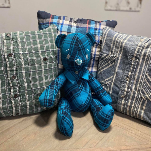 Memory Pillows Made With Loved Ones Clothing - Etsy