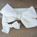 Solid Cream Glam Wrap & Mini Hair Wrap - Etsy