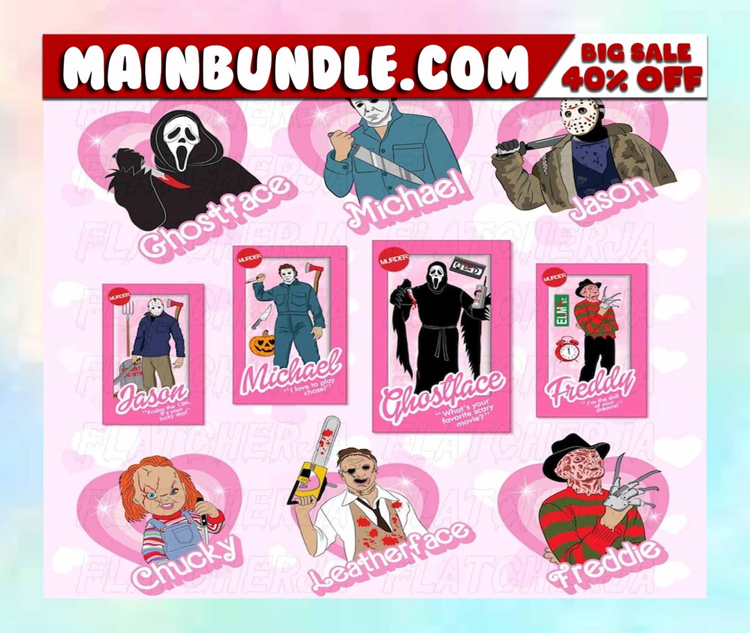Horror Dolls PNG Set Y2k Horror Horror Characters PNG - Etsy