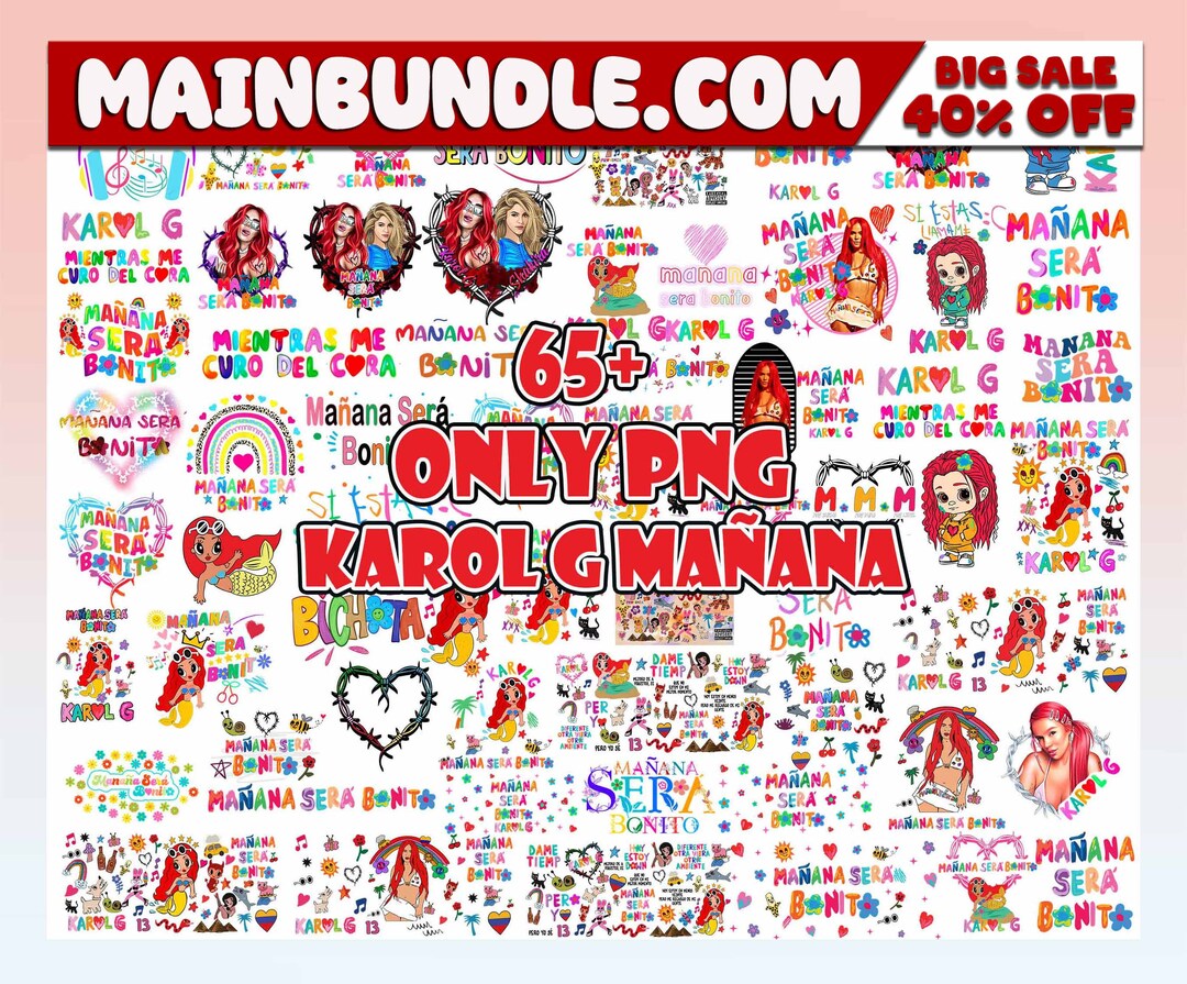 Karol G Png Svg Bundle Manana Sera Bonito Png Karol G New - Etsy