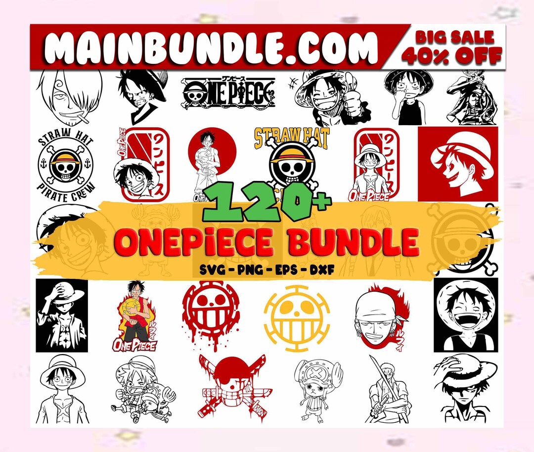 Anime Mega Pack SVG Anime DXF File SVG File Anime Pirates - Etsy